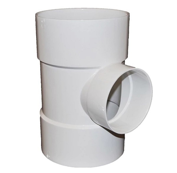 Fitting PVC 6" T Connector 6"x6"x4" - Lurvey Landscape Supply