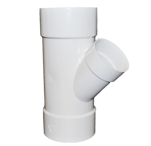 Fitting PVC 6" Y Connector 6"x 6"x4" - Lurvey Landscape Supply