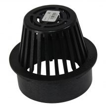 Grate Round Atrium 6" Black - Lurvey Landscape Supply