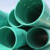 Pipe PVC 6" Perforated 10' Green SDR 35 - Lurvey Landscape Supply
