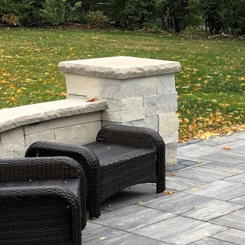 Indiana Limestone Pillar Cap Rockfaced - Lurvey Landscape Supply