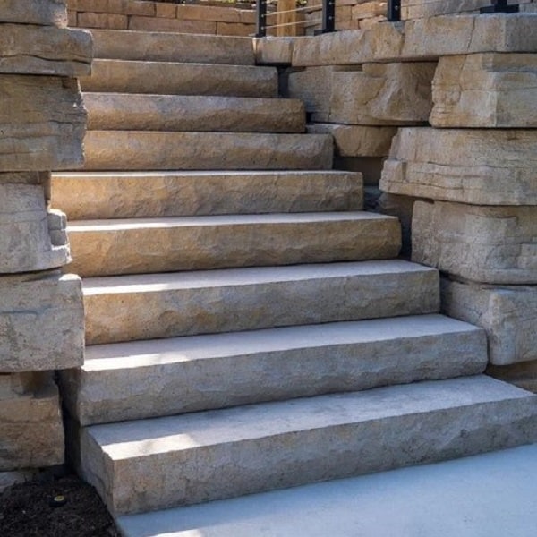 High Format Empire Step Fond Du Lac 96"x24" - Lurvey Landscape Supply