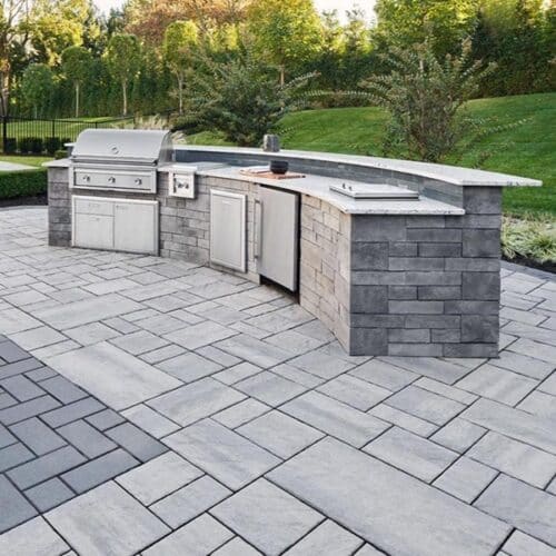 Techo, Brandon Wall 180 Shale Grey - Lurvey Landscape Supply
