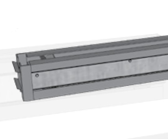 UCARA Modular System Backsplash Grill/Base UL-BS - Lurvey Landscape Supply